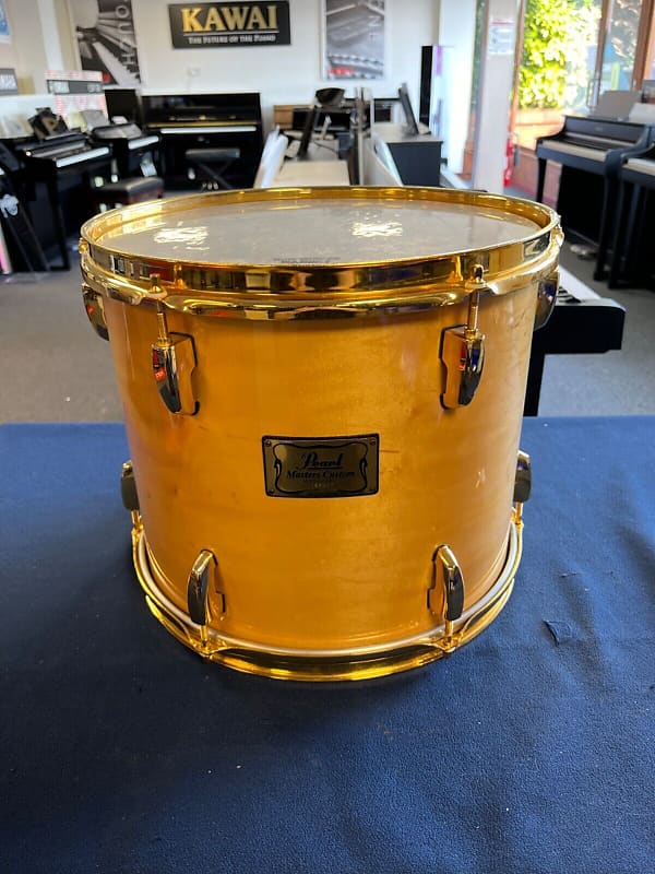 Pearl Masters Custom Maple 13x11 Tom - Gold Hardware - Gloss | Reverb