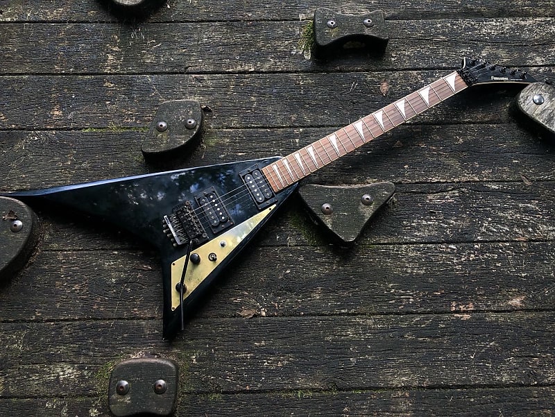 Fernandes JS-100 Randy Rhoades V 80‘s Black | Reverb