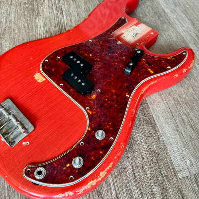 Vintage early '60s Fender Precision Bass Nitro Tortoise Shell | Reverb