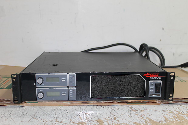 Apogee DA-800 Power Amplifier | Reverb