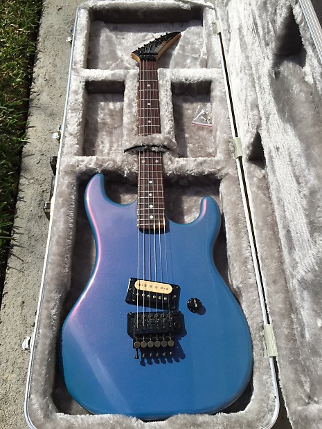 1987 Kramer Baretta Flipflop Blue | Reverb