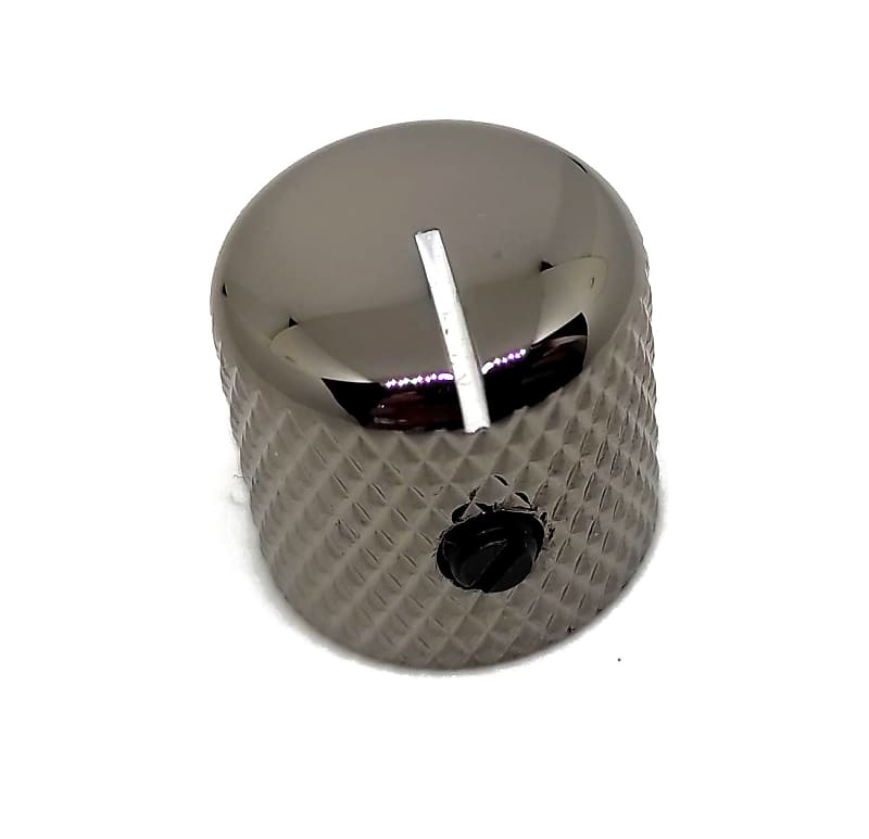 1 Telecaster cosmo black Metal Dome Knob for 1/4 (6,35mm) | Reverb UK