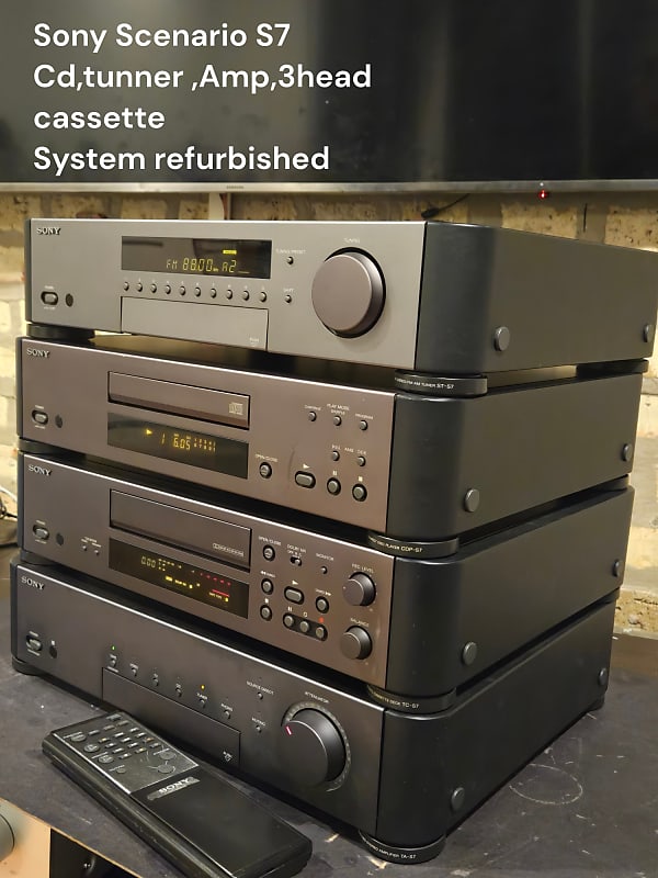 Sony the Scenario S7 components HIFI stereo System fully | Reverb