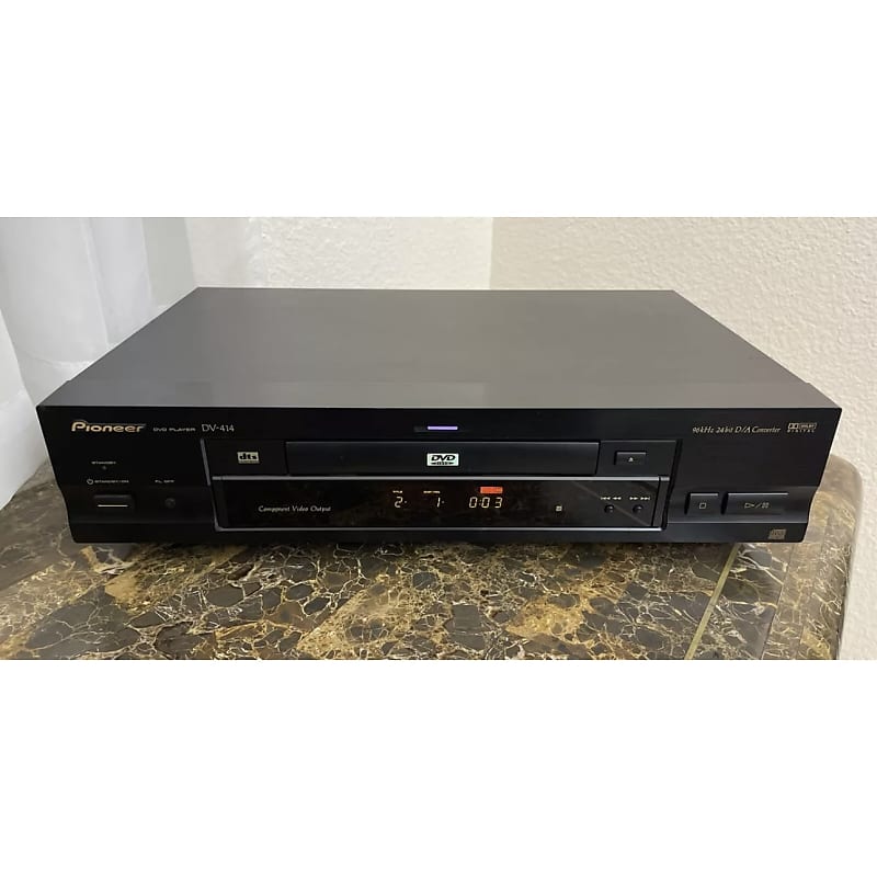 Pioneer DV-414 DVD CD Player. Cleaned & Tested - Works Great! | Reverb