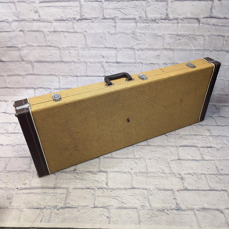 Unknown Tweed Solid Body Electric Guitar Hard Case | Reverb