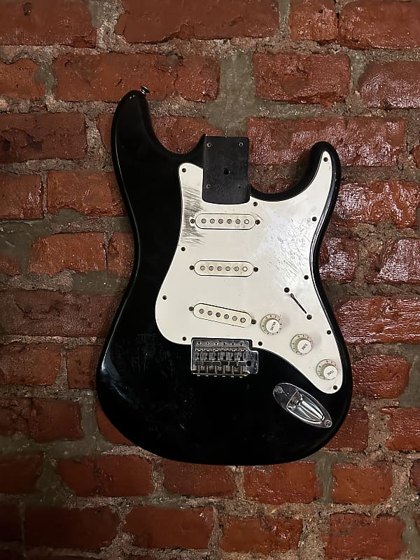 Encore E76 Strat Style mid-90s - Black | Reverb
