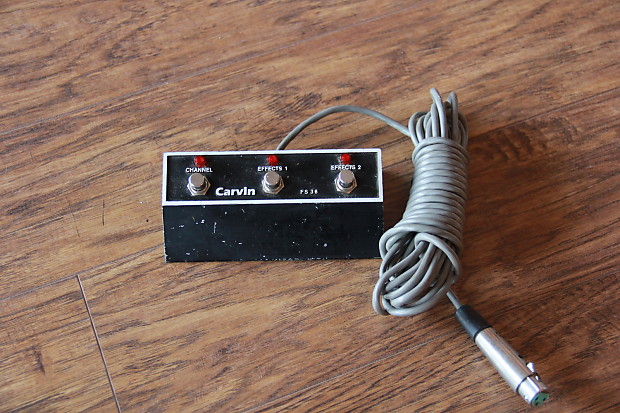 Vintage Carvin FS 36 3-Button Footswitch | Reverb