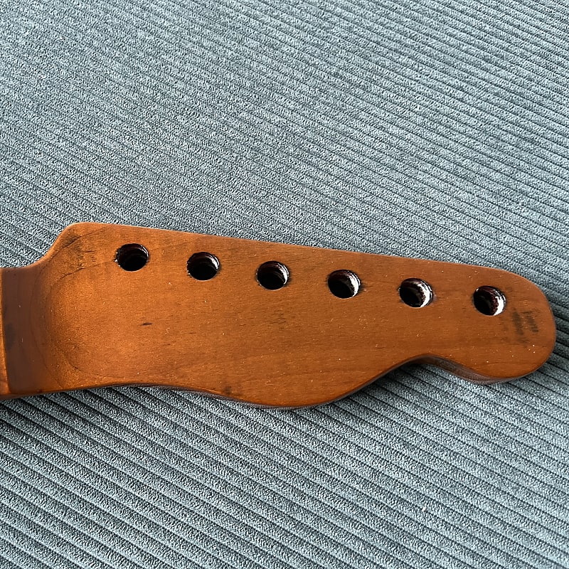 Roasted Flame Maple Neck for Fender Telecaster | Reverb