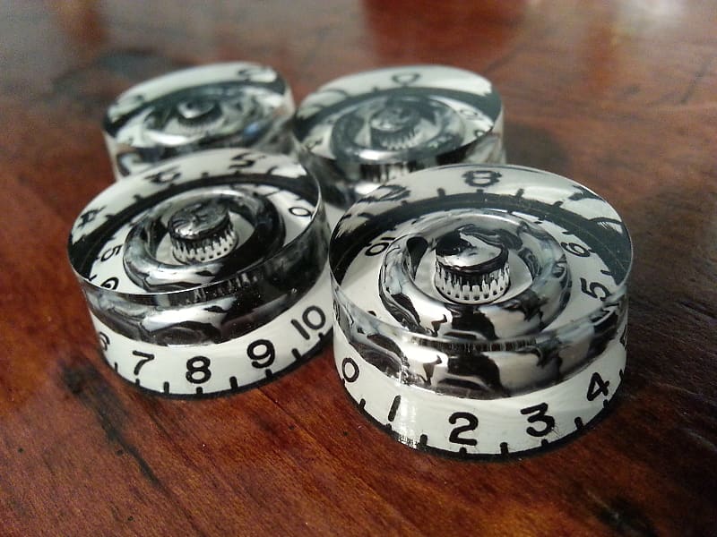 JAT CUSTOM GUITAR PARTS CTS Split Shaft 24 Spline Speed Knobs | Reverb