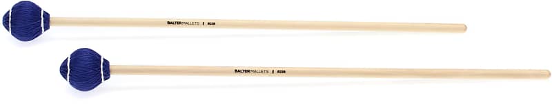 Balter Pro Vibe Medium Vibraphone Mallets - Blue Cord - Birch | Reverb