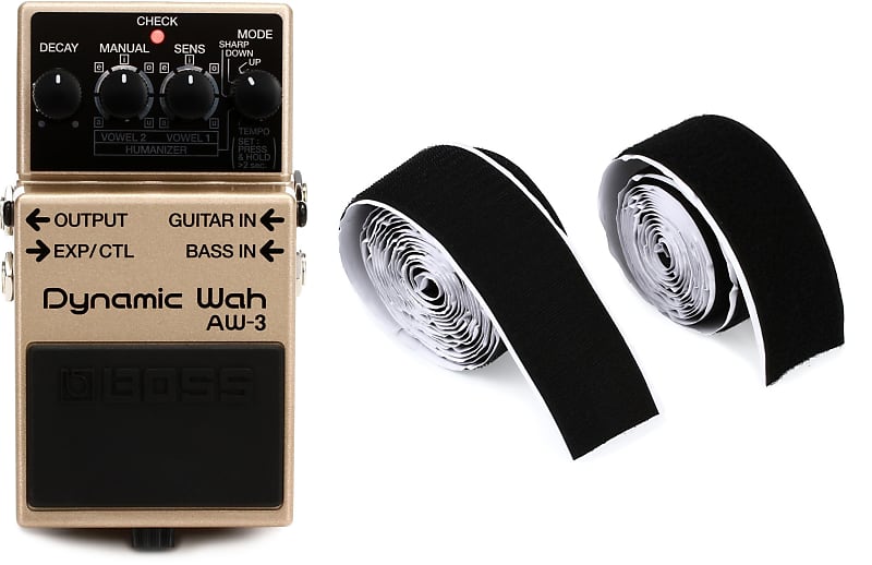 Boss AW-3 Dynamic Wah Pedal Bundle with Pedaltrain Official | Reverb