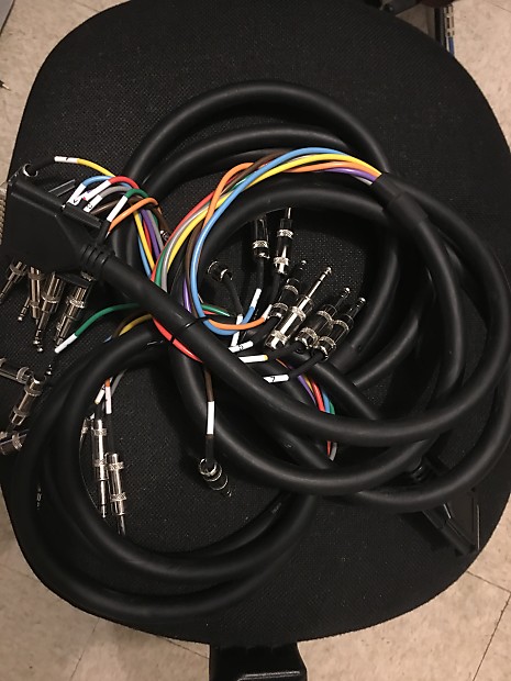 Hosa DB25 to TRS Snake 3 pack approx 2m length DTP-802 | Reverb