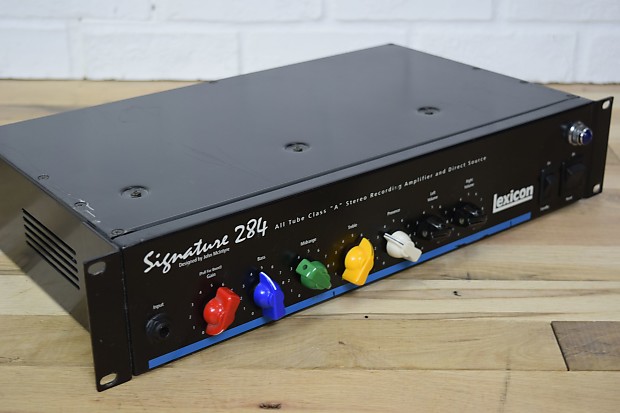 Lexicon Signature 284 guitar class A tube preamp power amp | Reverb