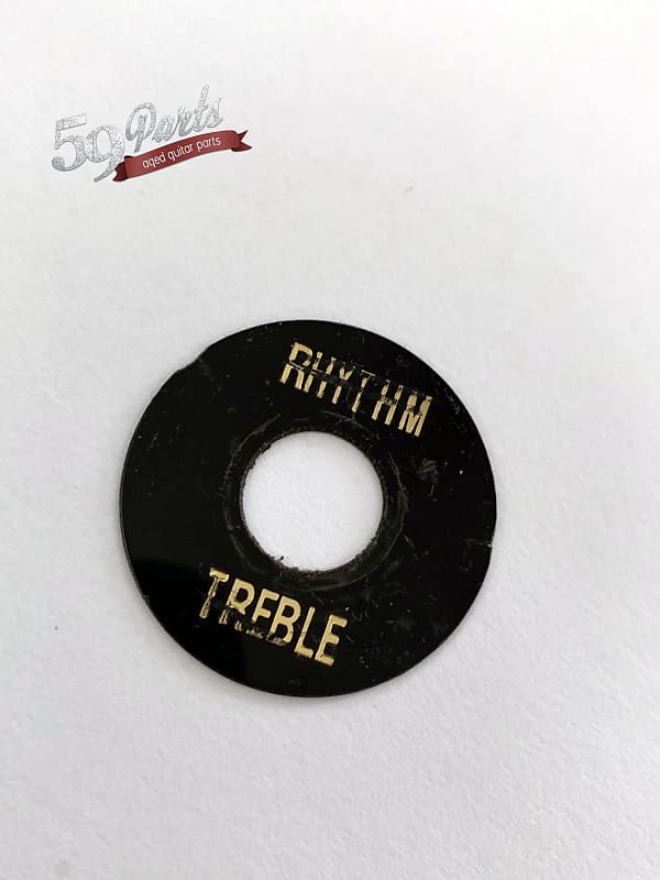 Hand aged Toggle Switch Plate, BLACK, R/T plate, Gibson Les | Reverb