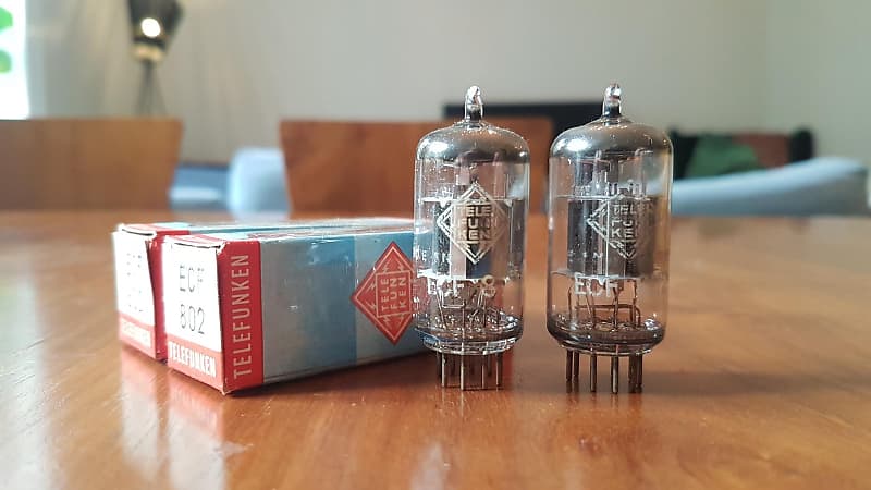 Telefunken ECF802 NOS Audio Tubes Made in Germany - sub. for | Reverb
