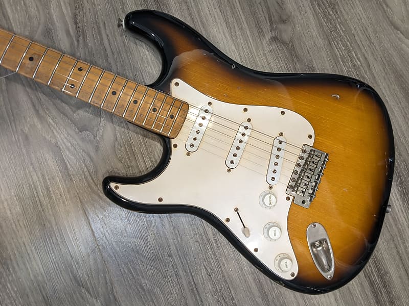 Lefty 1979 Greco ST800T Strat 2-tone sunburst - Made | Reverb Canada