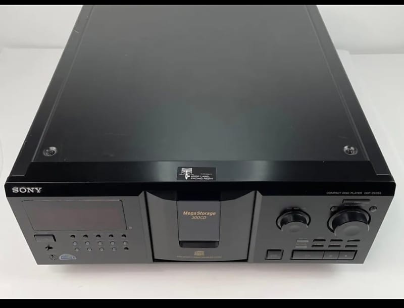 Sony CDP-CX355 90s early 2000s - Black | Reverb