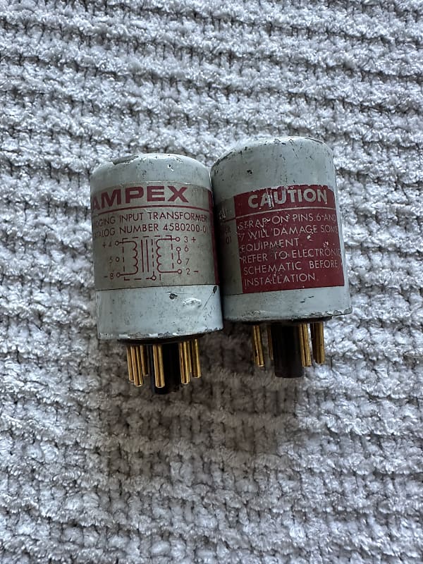 Ampex 4580200 gold plated line input balancing transformer | Reverb