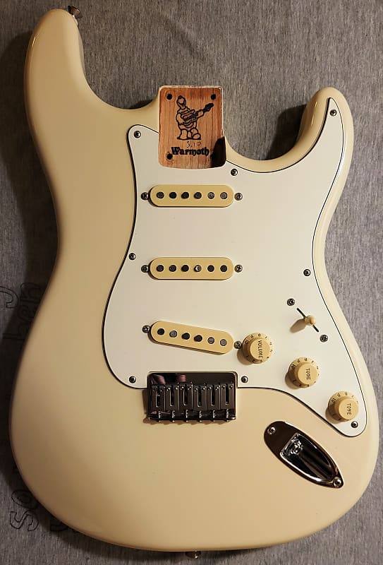 Partscaster Body Hardtail Stratocaster 2023 - Vintage White | Reverb