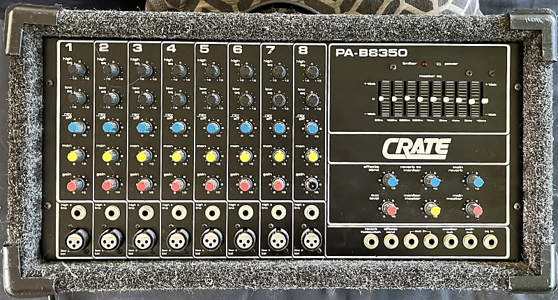 CRATE PA-B8350 8-Channel Powered Mixer | Reverb