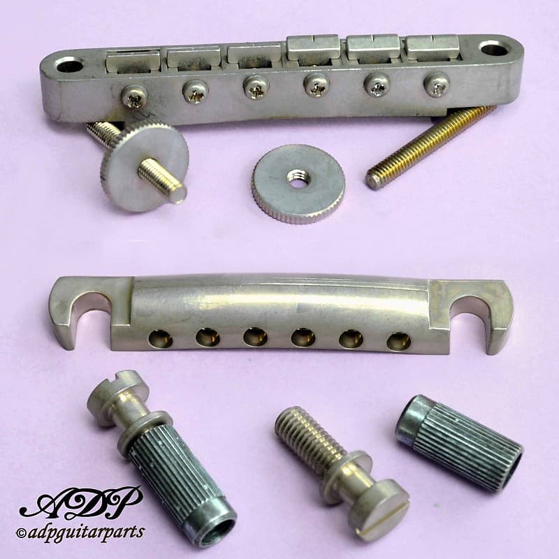 Gotoh Relic GE101 Stoptail +GE104B Tunomatic Bridge Nickel | Reverb