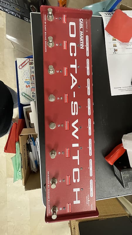 Carl Martin Octa-Switch 2000s -2008s- Red | Reverb