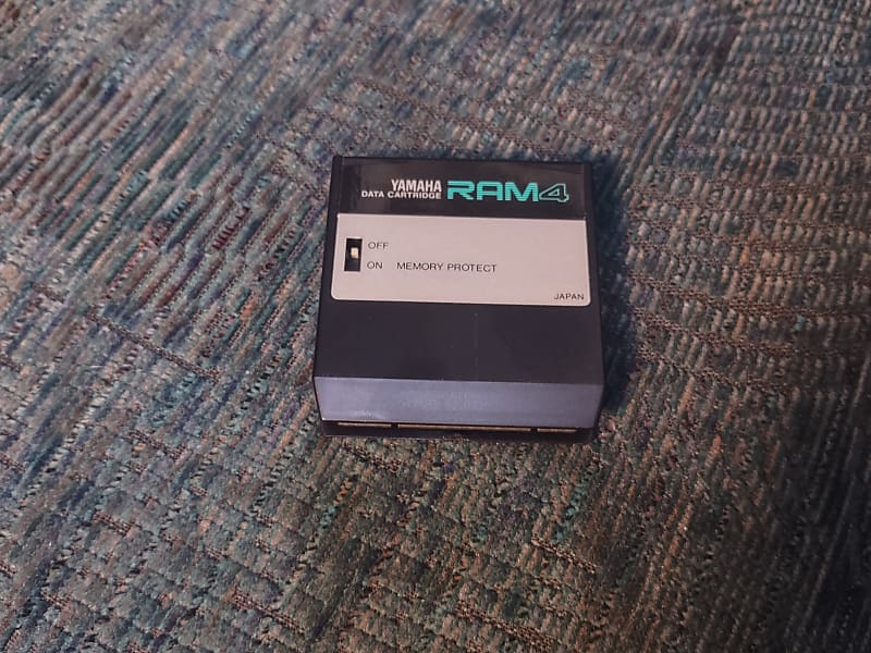 Yamaha RAM 4 Memory Cartridge 1980's - Black | Reverb