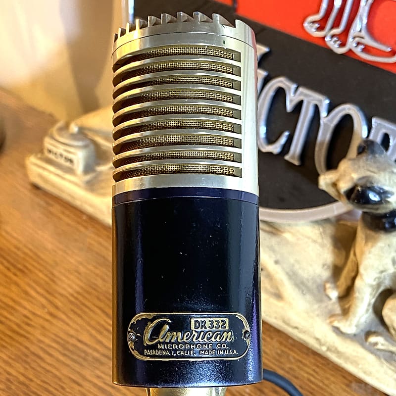 Rare 1950's American Microphone Co. DR332 Ribbon, working | Reverb