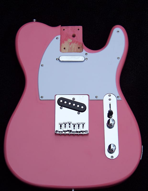 Telecaster- Custom Alder Loaded Deluxe Body 2021 Shell Pink | Reverb