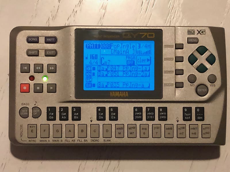 Yamaha QY70 MIDI Sequencer w/Backlight mod | Reverb Australia