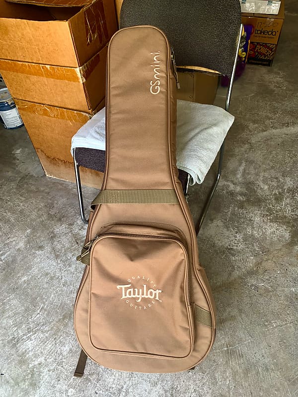 Taylor GS Mini Guitar - Tan/Beige Soft Case Gig Bag. Taylor | Reverb