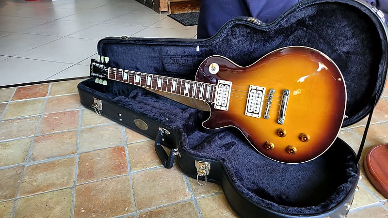 Left-handed Tokai Loverock 2017 - brown sunburst | Reverb