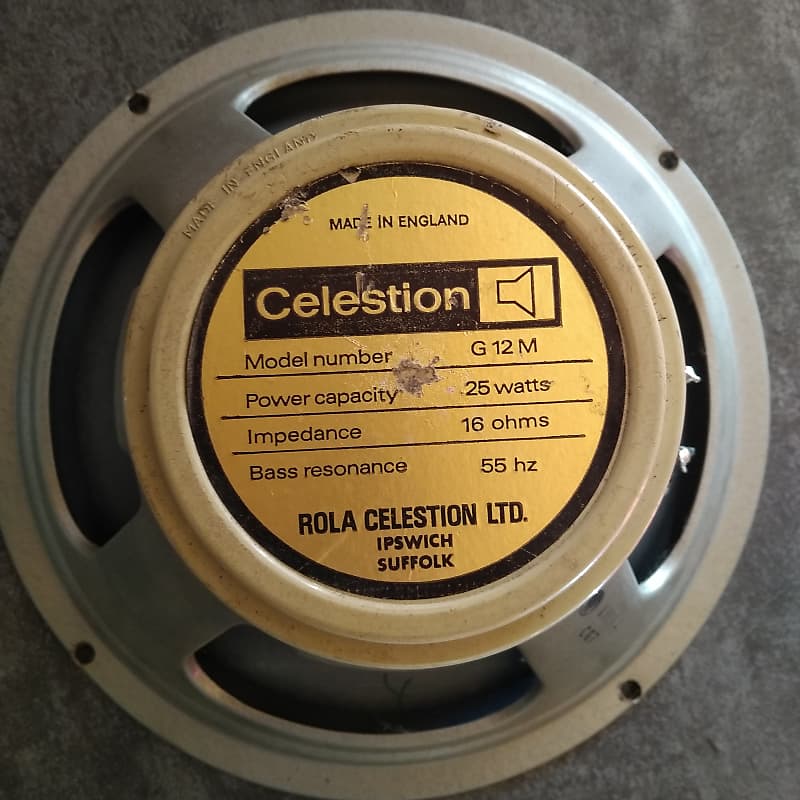 Celestion G12M 1974 | Reverb