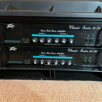 Peavey Classic Series 50/50, Stereo Tube Power Amplifier. | Reverb