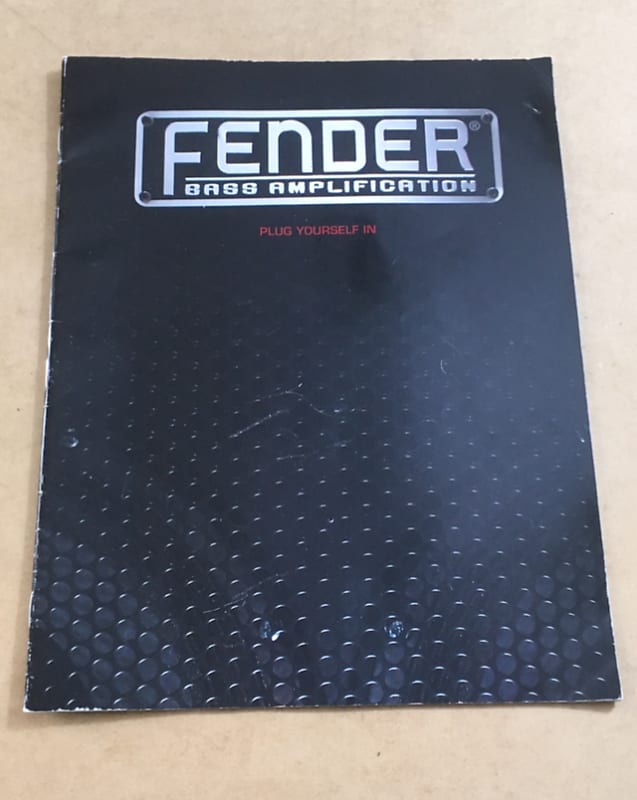 Vintage 2003 Genuine Fender Electric Bass Guitar Amps “Plug | Reverb