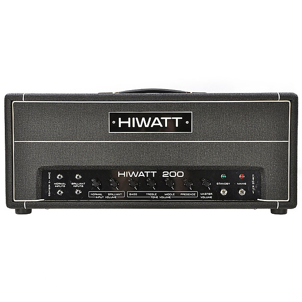 Hiwatt DR201 Custom 200W Bass Amplifier Head | Reverb