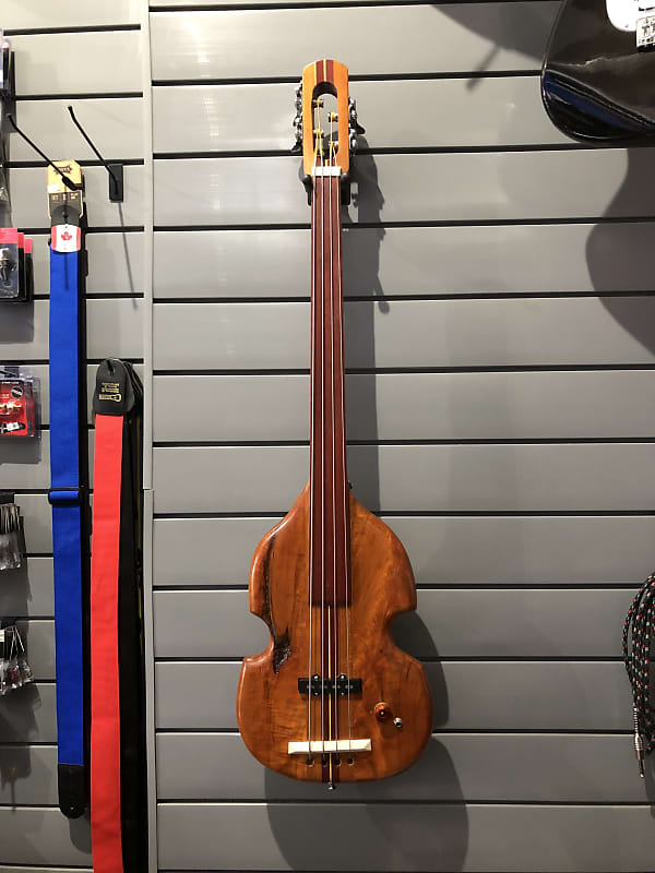 Wishbass Fiddle Fretless Neck-thru 2000's - Natural | Reverb