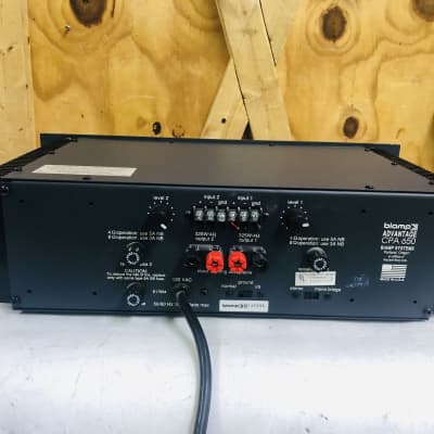 Biamp Systems CPA650 CPA 650 Amplifier - Tested & Working | Reverb