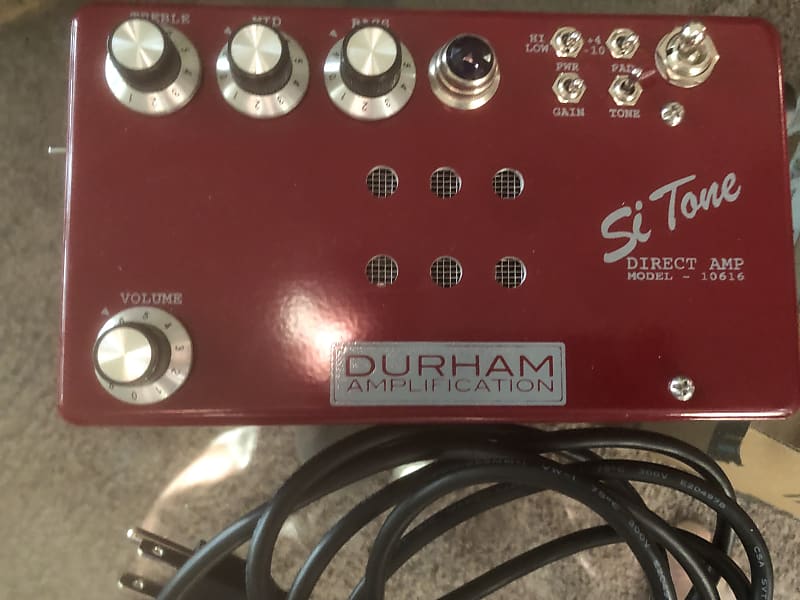 Durham Electronics Si Tone Direct Amp 2018 Burgundy | Reverb