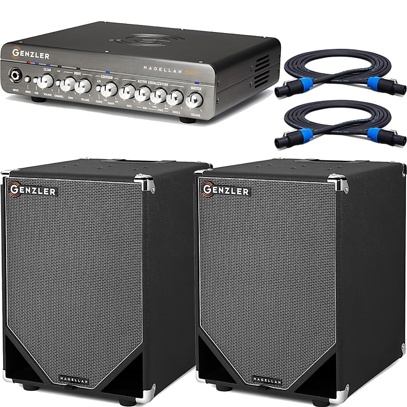 Genzler MG-800 Magellan 800 Bass Amp Head w/ Magellan 12T-V | Reverb