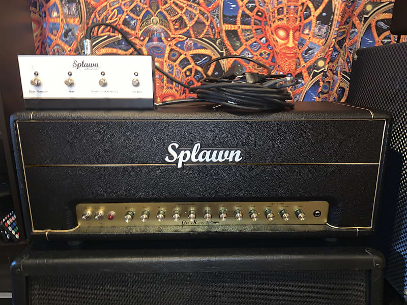 Splawn Quickrod 100 watt Hi Gain JJ EL34/12AX7 2011 Black and | Reverb