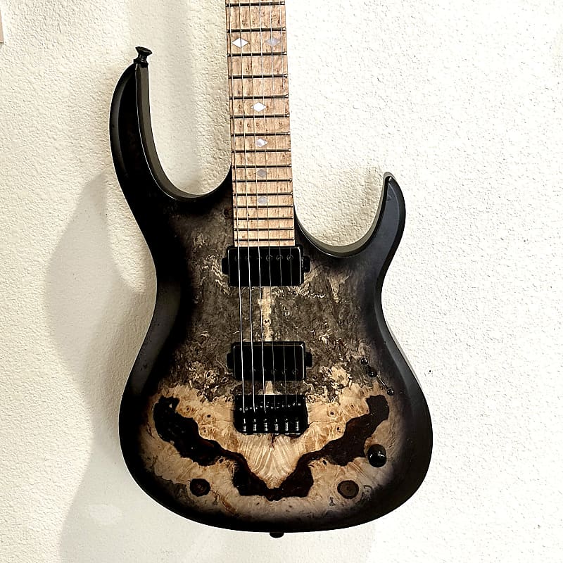 Kiesel K Series Natural buckeye burl w/Thin Translucent | Reverb