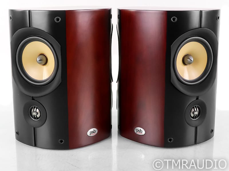 PSB Imagine S Surround Speakers; Cherry Pair; Dipole / Bipole | Reverb
