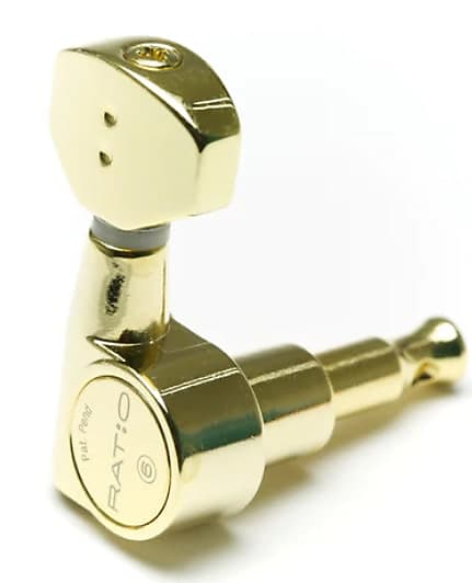Graph Tech GOLD (NON-LOCKING) Ratio Standard 6 in line tuners | Reverb
