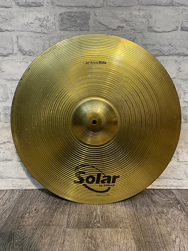 Solar by Sabian 20”/51cm Drum Ride Cymbal Hardware / | Reverb