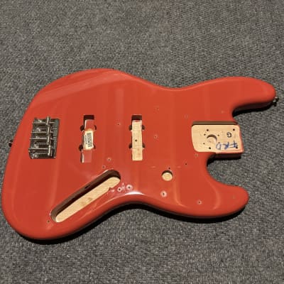 Relic ‘60s Style Jazz Bass Body - MJT - Candy Apple Red Nitro | Reverb