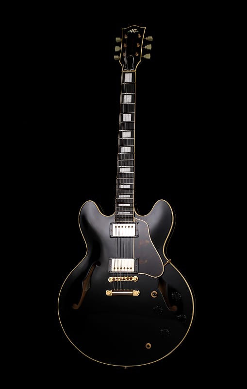 VG KTR-ES STD Key To The Rock ES-335 Semi-Hollow Ebony | Reverb