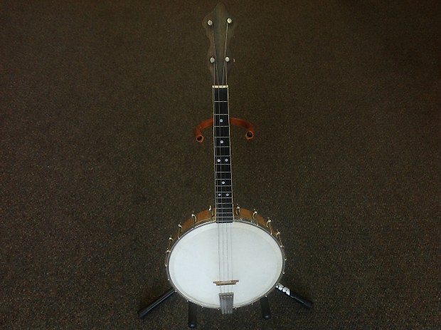Vintage 4-string Open Back Banjo with hard case | Reverb