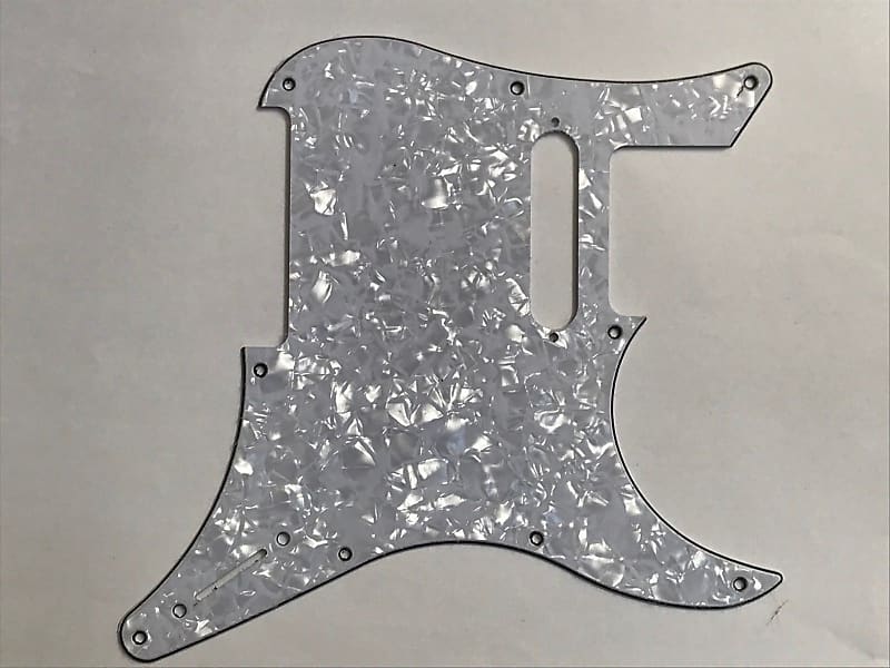 White Pearl Scratch Plate Pickguard to fit Yamaha Pacifica | Reverb UK