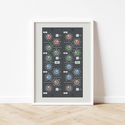EQ Module Print - Music Producer Poster, SSL Equalizer | Reverb UK